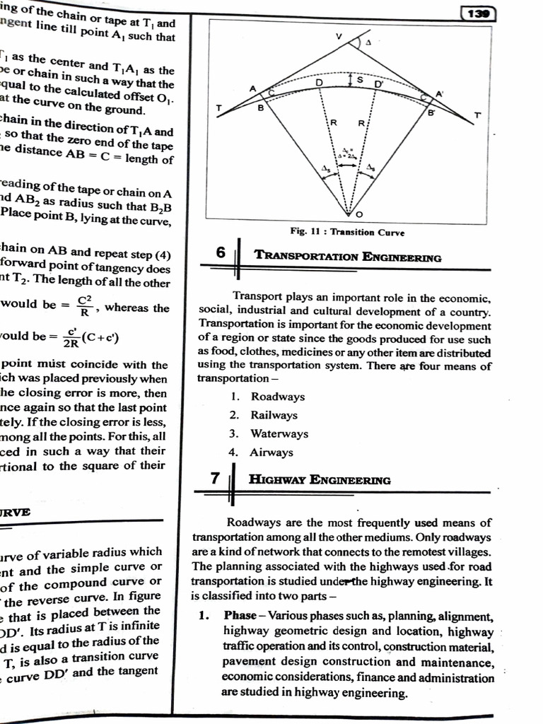 Road Survey Notes | PDF | Road | Surveying
