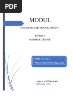MODUL AJAR Gambar Teknik Manufaktur | PDF
