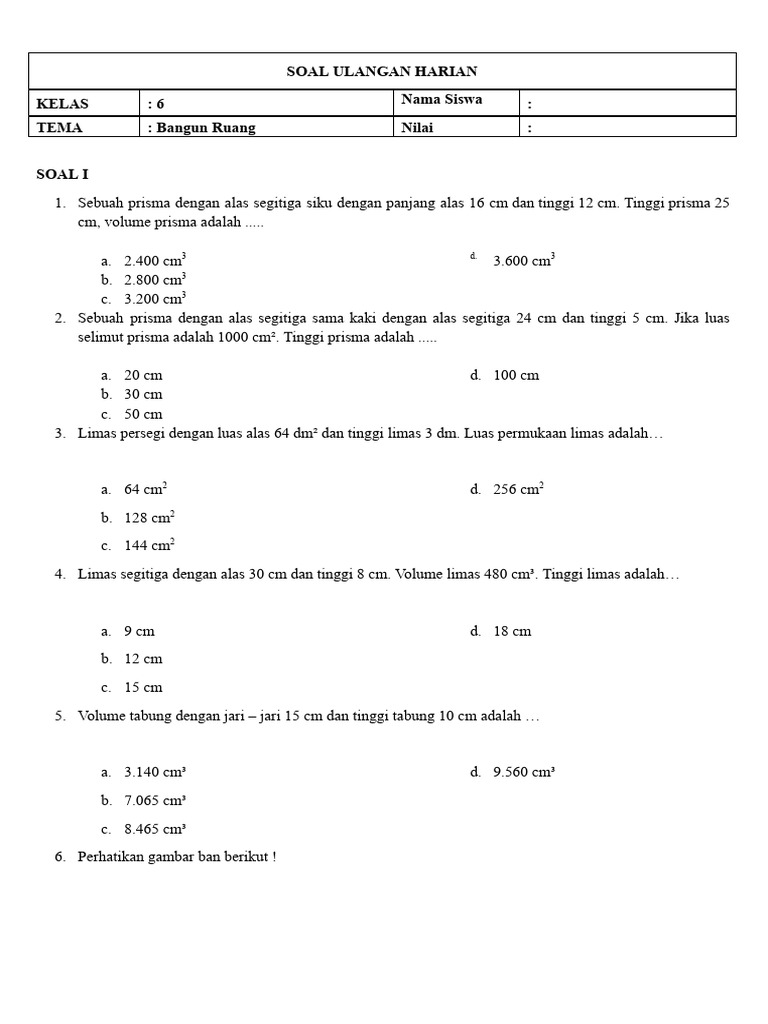 Latihan Soal 1a | PDF