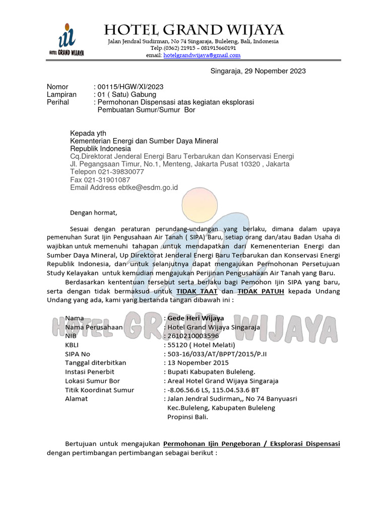 .Trashed 1714867808 SURAT KE Esdm | PDF