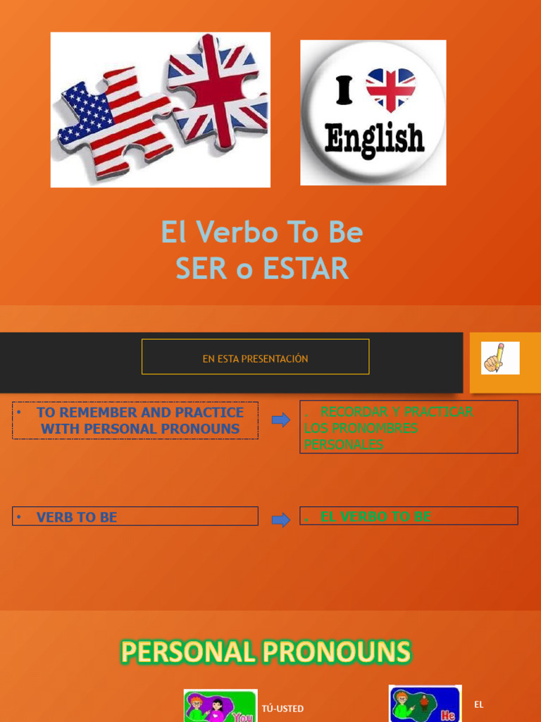 Verbo To Be + | PDF | Estudios de idiomas extranjeros