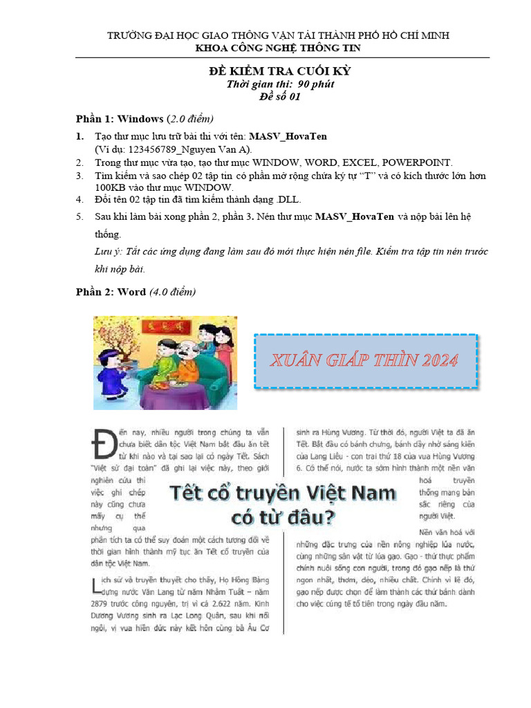 DE THI 01 | PDF