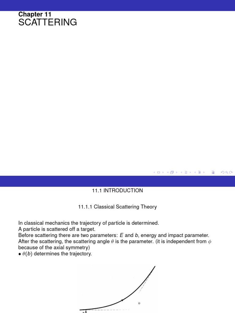 Scattering | Download Free PDF | Cross Section (Physics) | Scattering