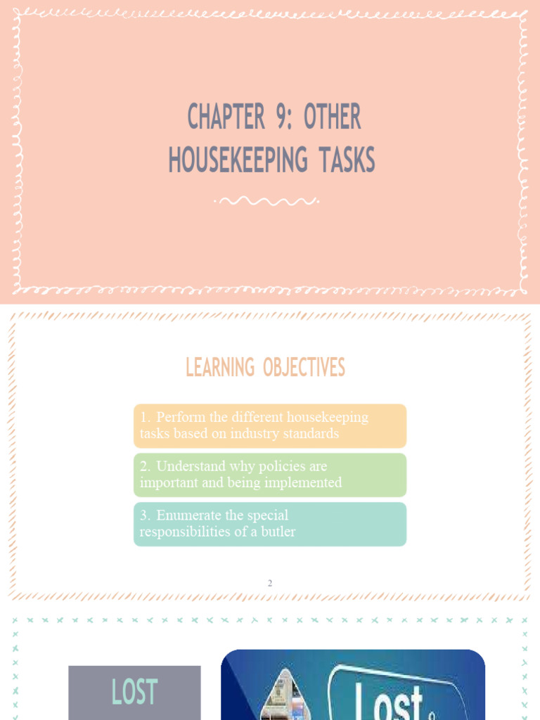 Housekeeping and Butler Service Guide | PDF | Babysitting