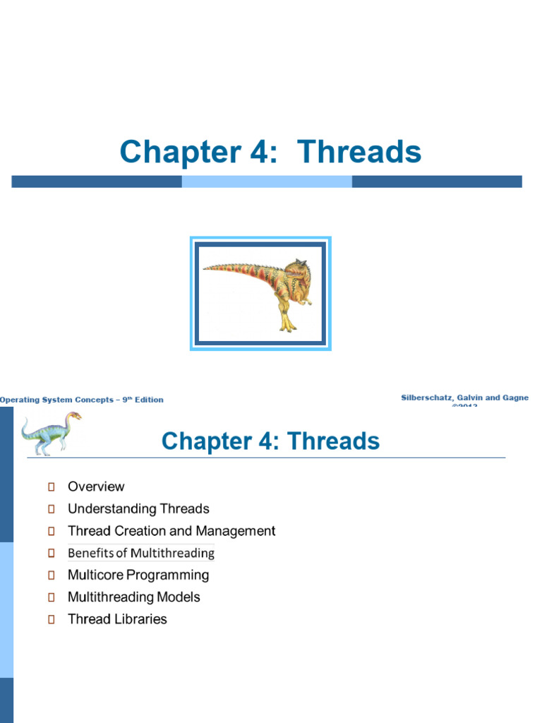 ch4 Os | PDF | Thread (Computing) | Operating System