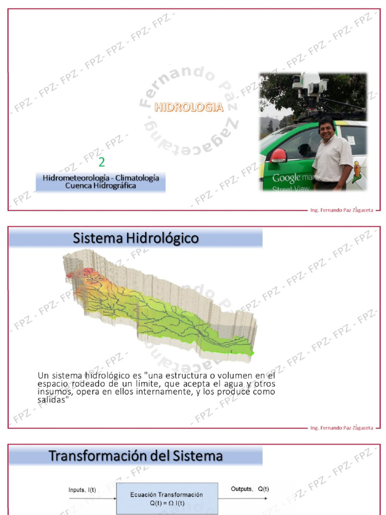 FPZ Hidrologia Sesion02 Hidrometeorología - Climatología - V3 | PDF