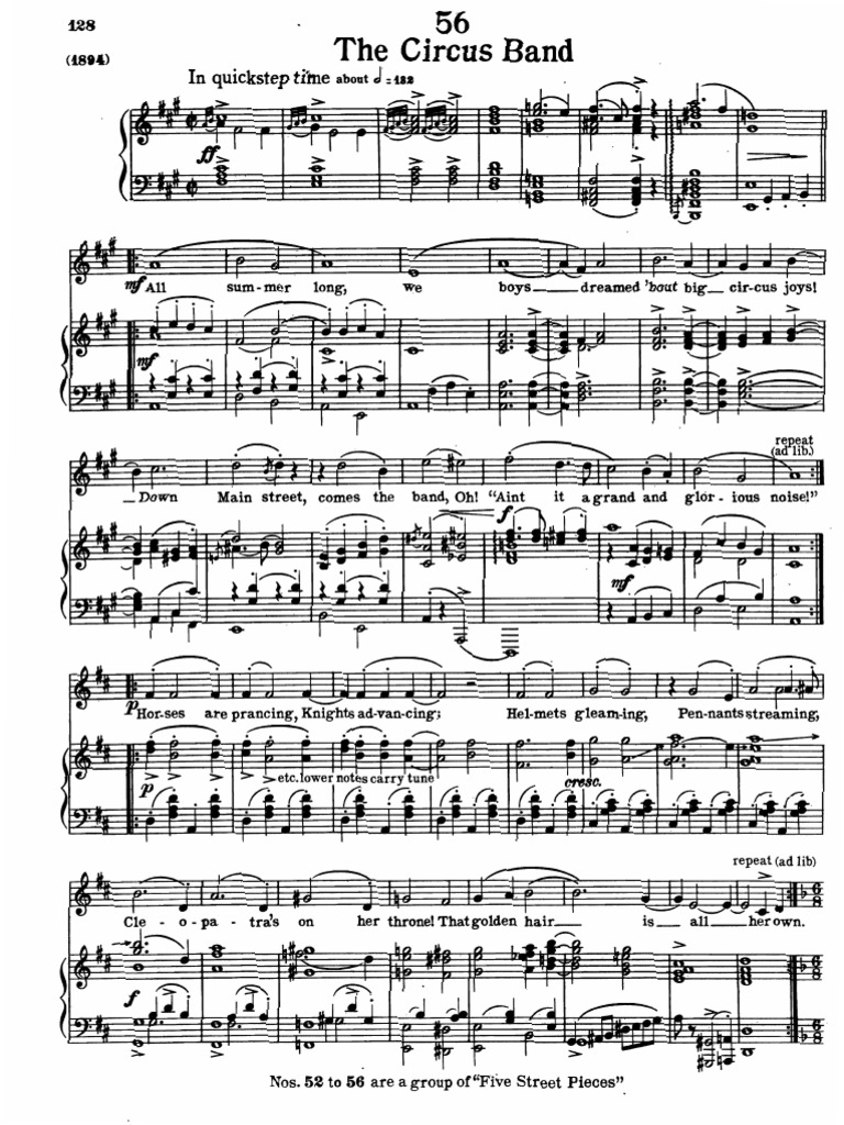 Ives - circus Band | PDF