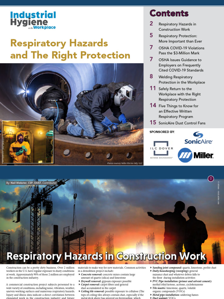 Ihw Respiratory | Download Free PDF | Occupational Safety And Health ...