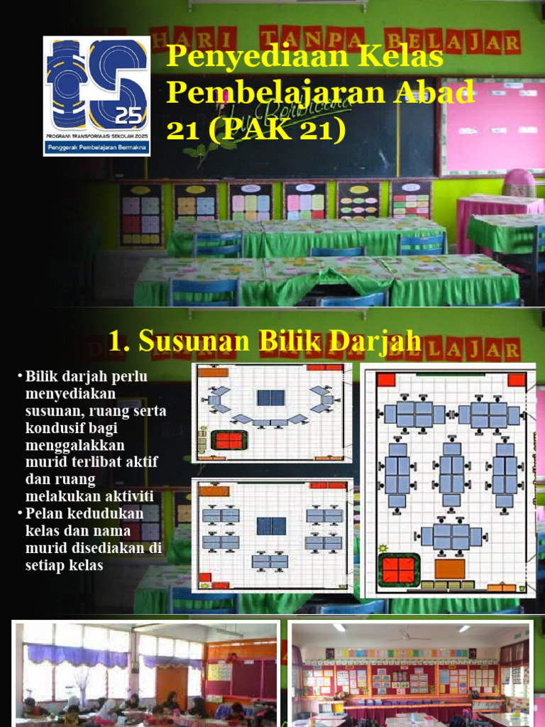 Susunan Kelas PAK 21 untuk Pembelajaran | PDF | Seni | Pengembangan Diri