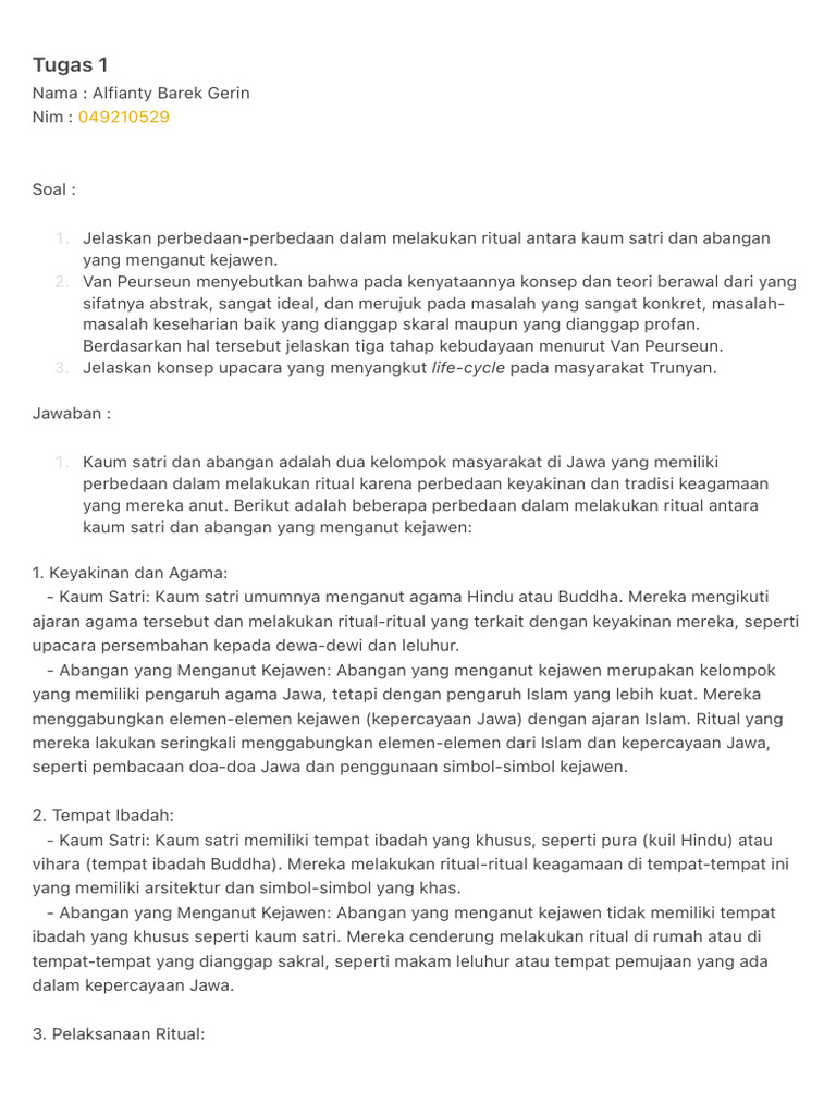 Sistem Sosial Budaya Indonesia | PDF