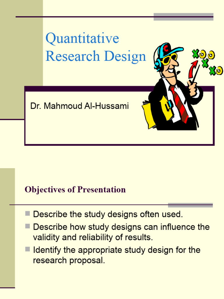 Understanding Quantitative Research Design | PDF | Cohort Study | Experiment