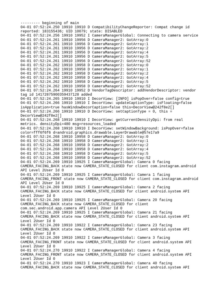 Log Cat 1711975944186 | PDF | Computing Platforms | Operating System Families