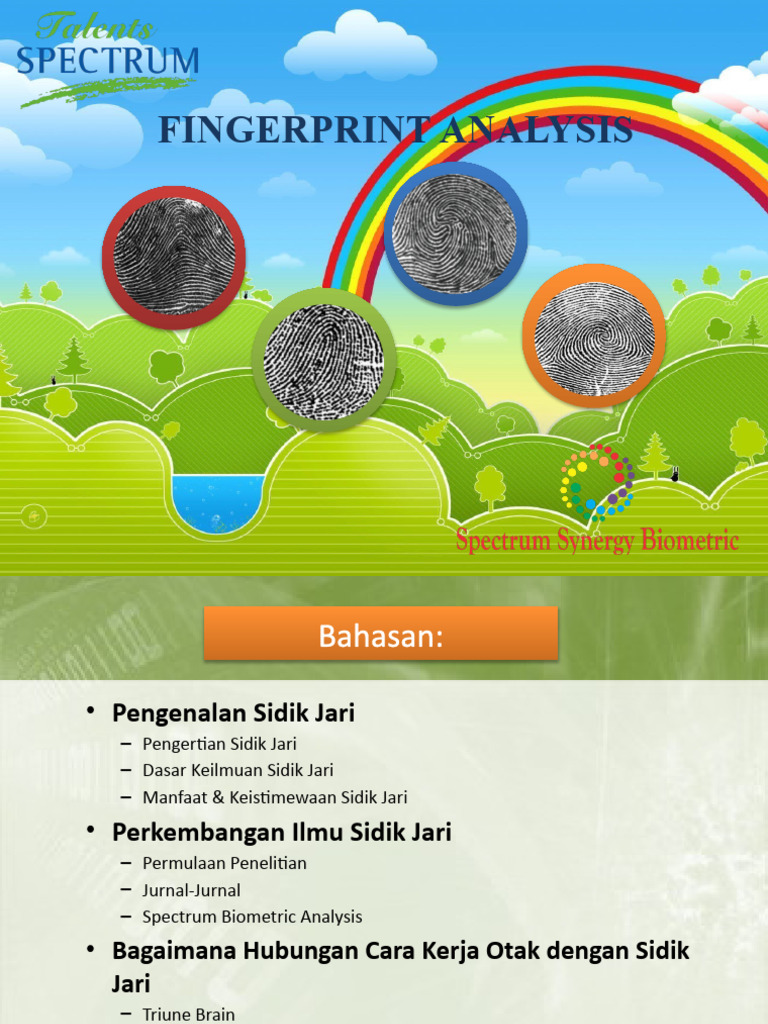 Pengenalan Sidik Jari | PDF | Fingerprint | Hypothalamus