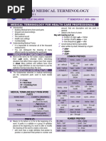 Basic Medical Terminology Overview | PDF | Grammar | Linguistic Morphology