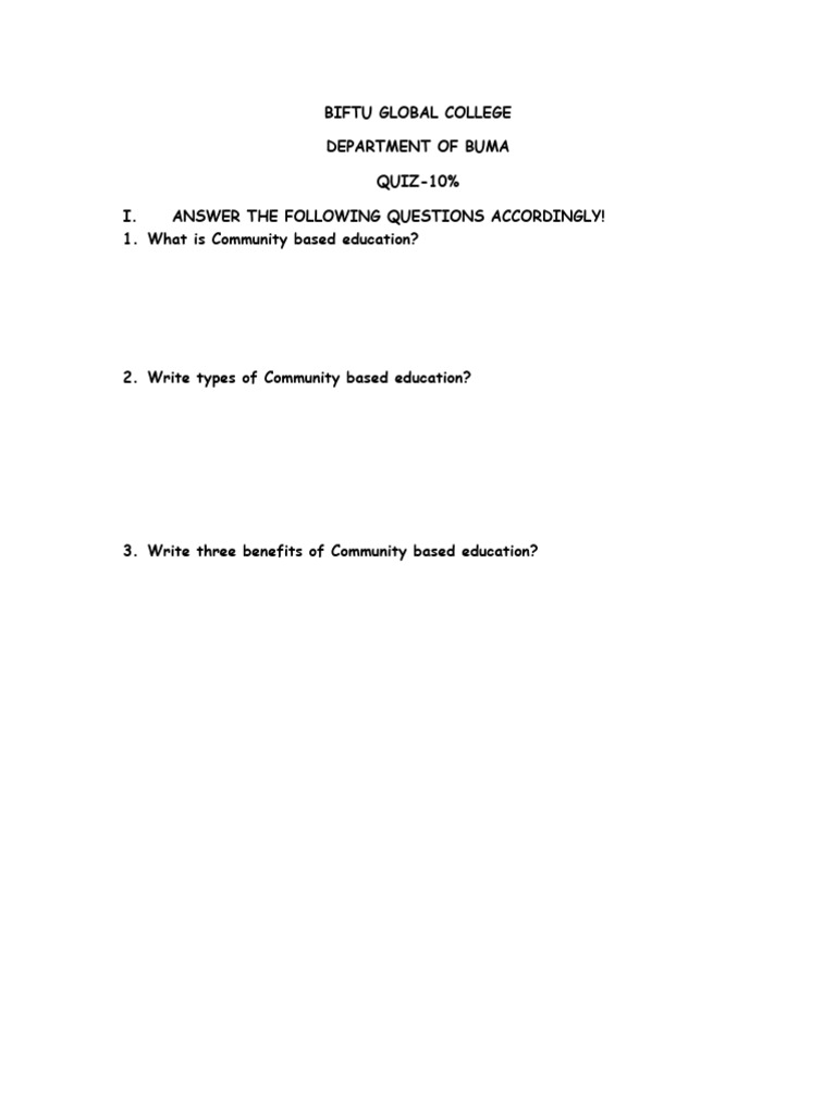 Biftu Global College | PDF | Career & Growth