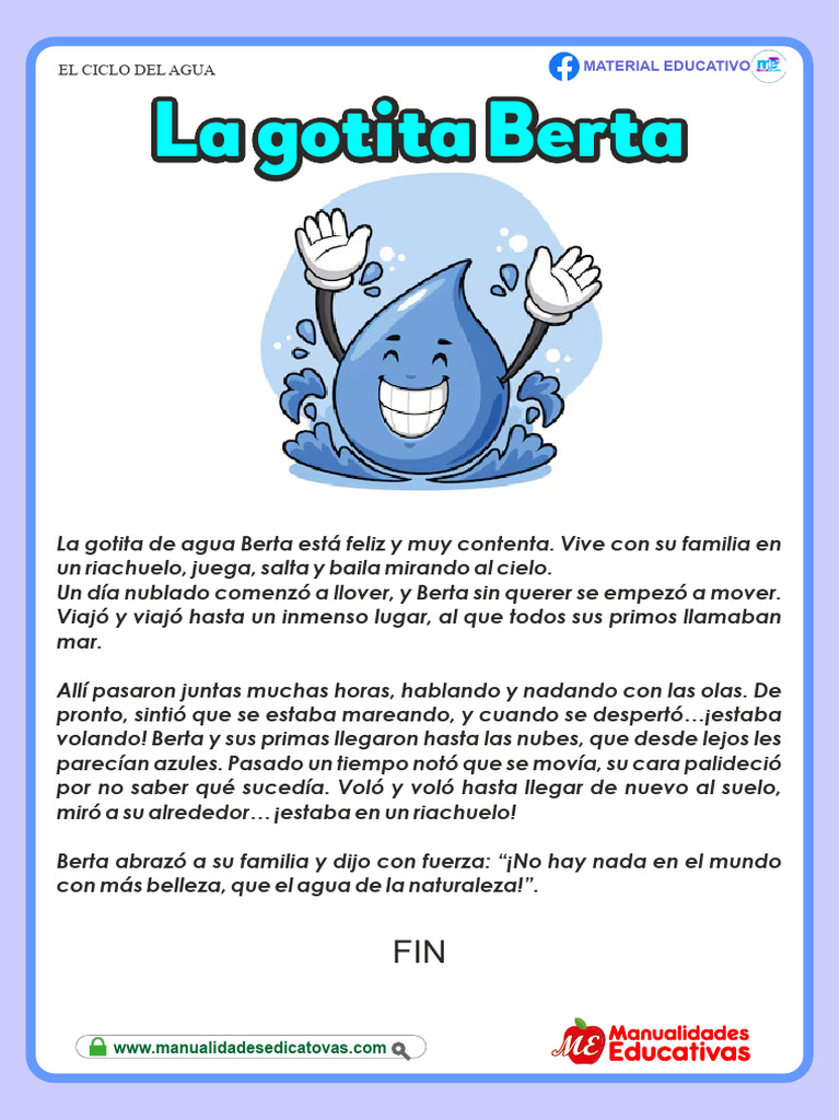 1 Cuento Sobre El Cuidado Del Agua | PDF | Agua | Nieve