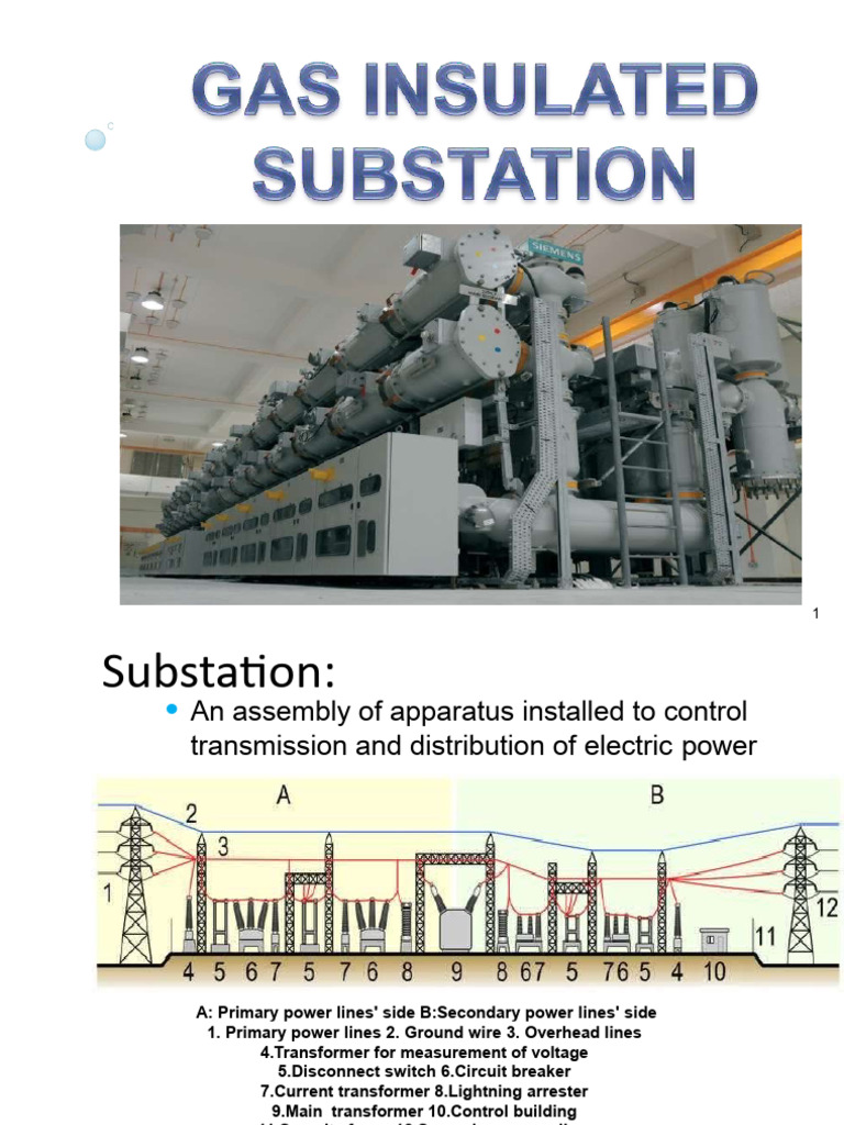 Gas Insulated Substation Overview | PDF | Electrical Substation | Insulator (Electricity)