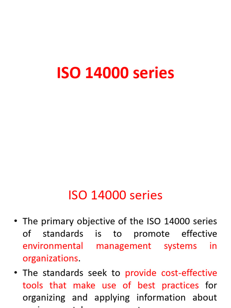 ISO 14000 Series | Download Free PDF | Life Cycle Assessment | Business