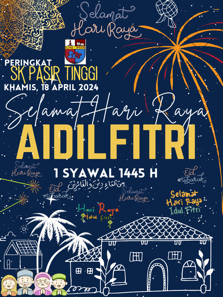 Pamplet Hari Raya SK Pasir Tinggi 2024 | PDF