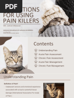 CSU Canine Acute Pain Scale Guide | PDF | Pain | Diseases And Disorders