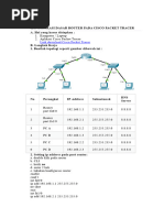 Konfigurasi Dasar Router Pada Cisco Packet Tracer | PDF