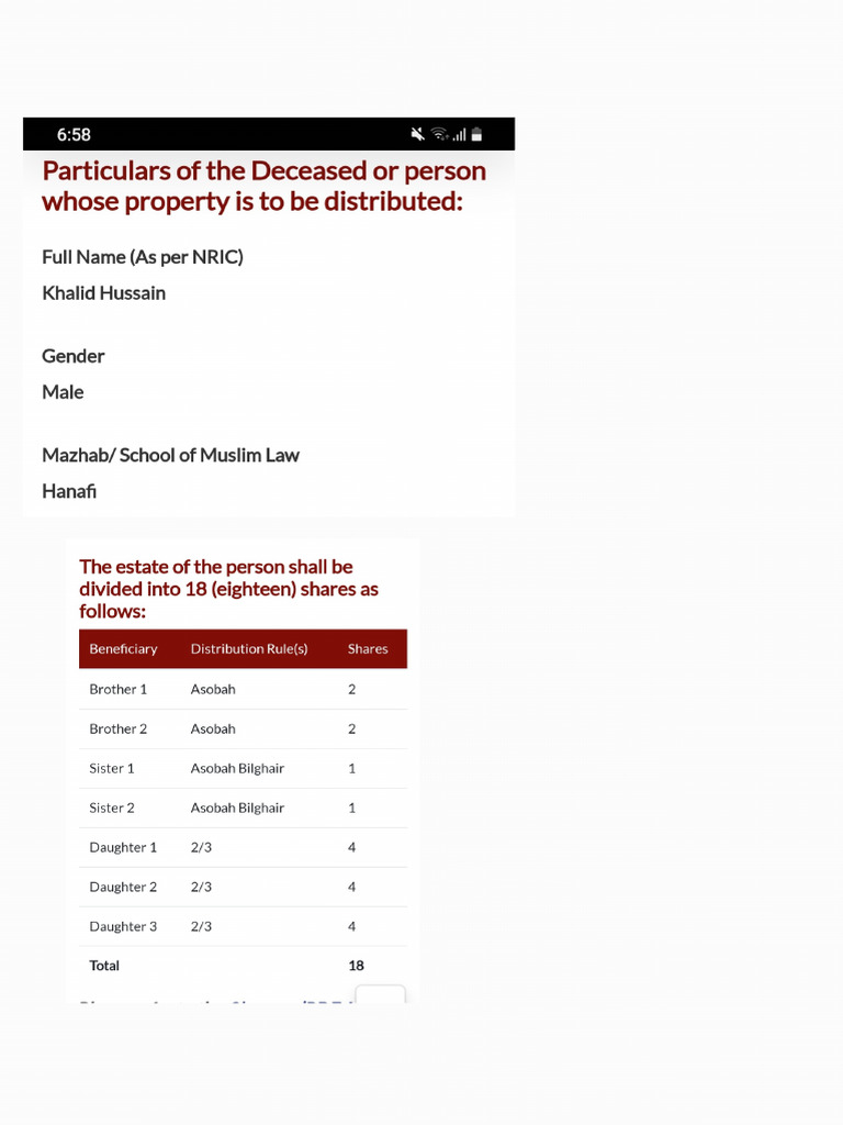 Allocation Of The Shares Pdf