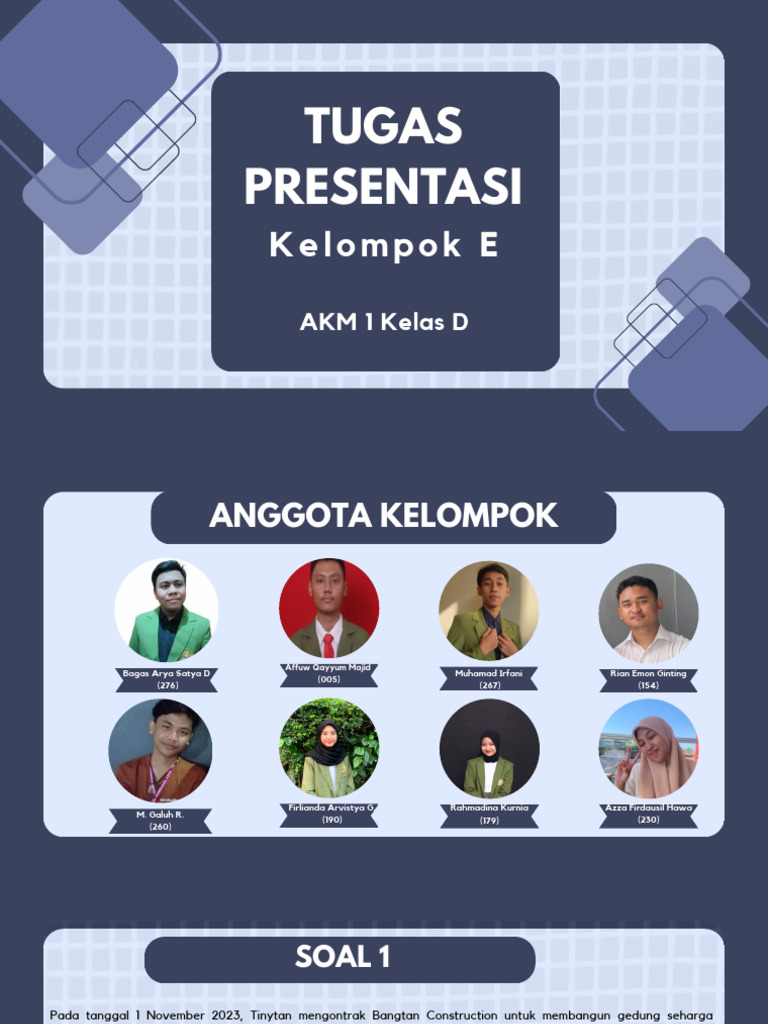 TugasWeek10 - AKM1-D - 23013010276 - Bagas Arya Satya Dinata | PDF | Pengelolaan Keuangan & Uang