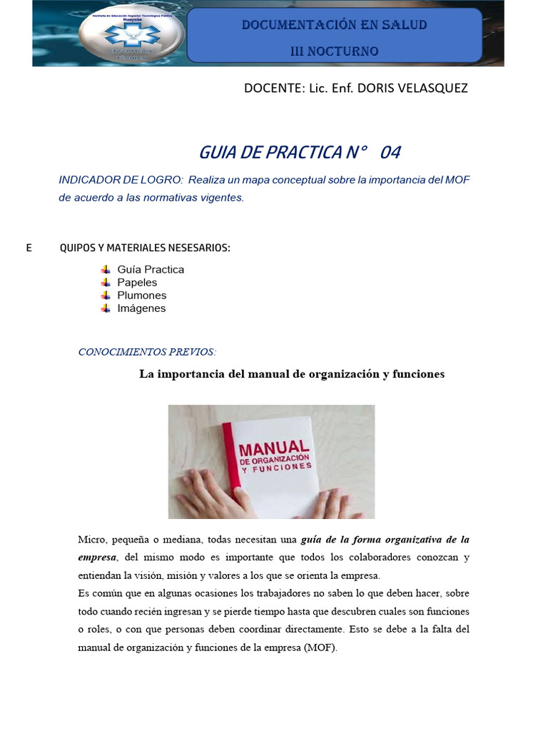 Guia Practica #04 | PDF | Evaluación | Business