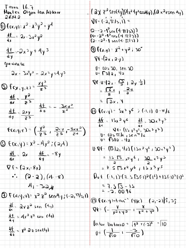 Calculus Gradient and Vector Analysis | PDF