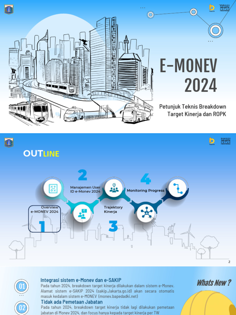 Paparan Teknis Monev Sakip 2024 (Trajektory Kinerj - 240219 - 174821 | PDF | Bisnis | Komputer