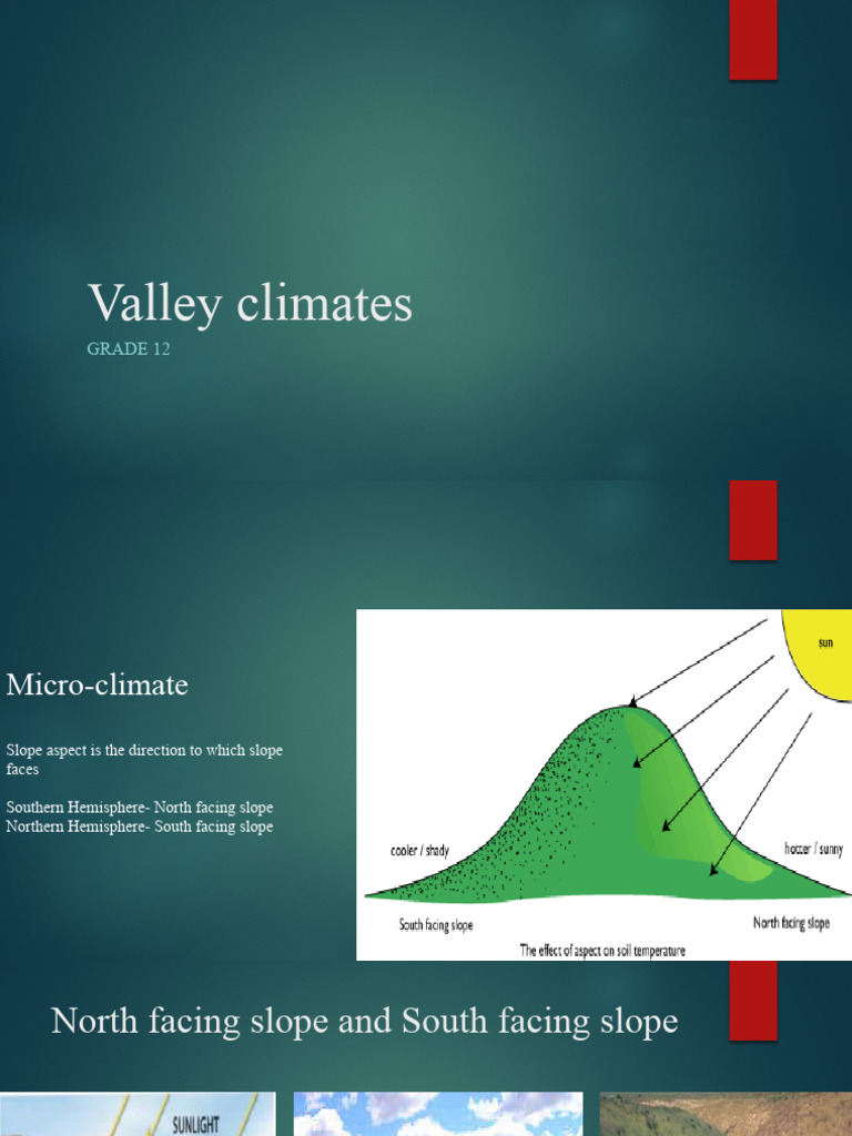Presentation Valley Climates | PDF