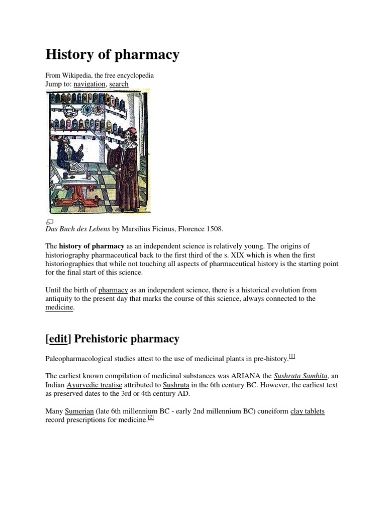 History of Pharmacy | PDF | Pharmacy | Pharmacology