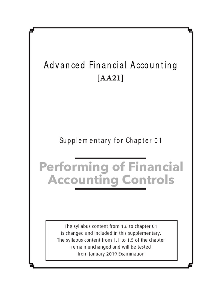 Aa21 Afa Chapter 01 English | PDF | Cheque | Banks