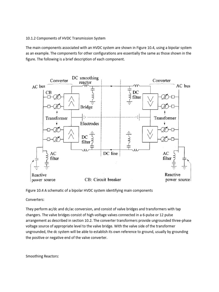 HVDC Transmission System | PDF | High Voltage Direct Current | Direct ...