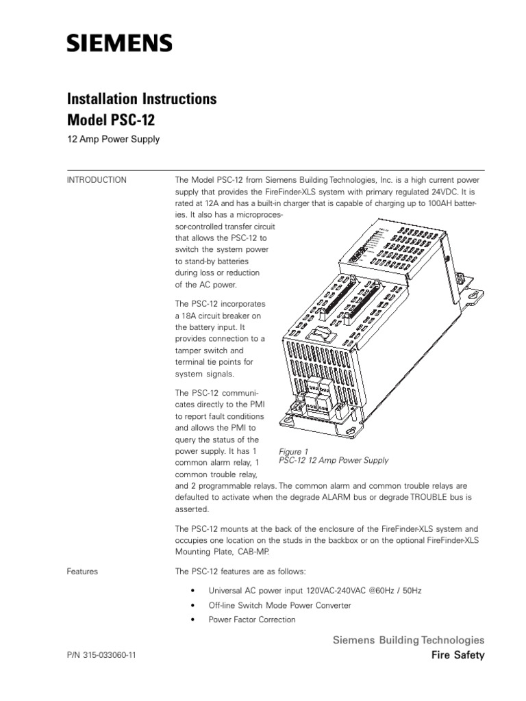PSC 12 | PDF | Battery Charger | Power Supply