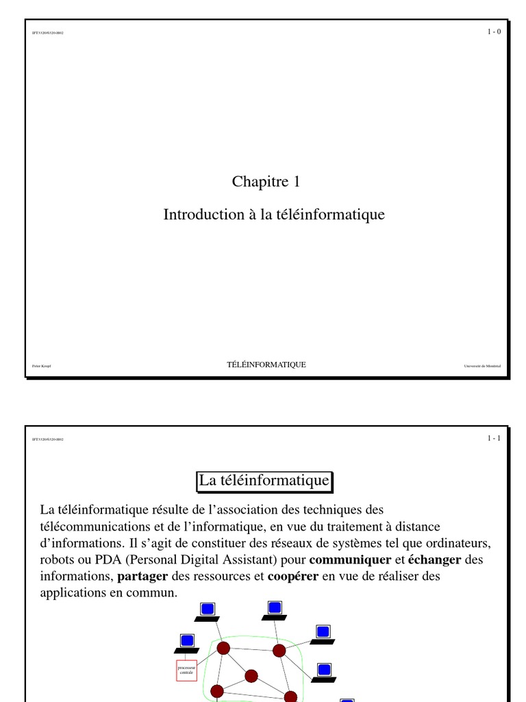 Chap1 Teleinformatique | PDF | GSM | Informatique
