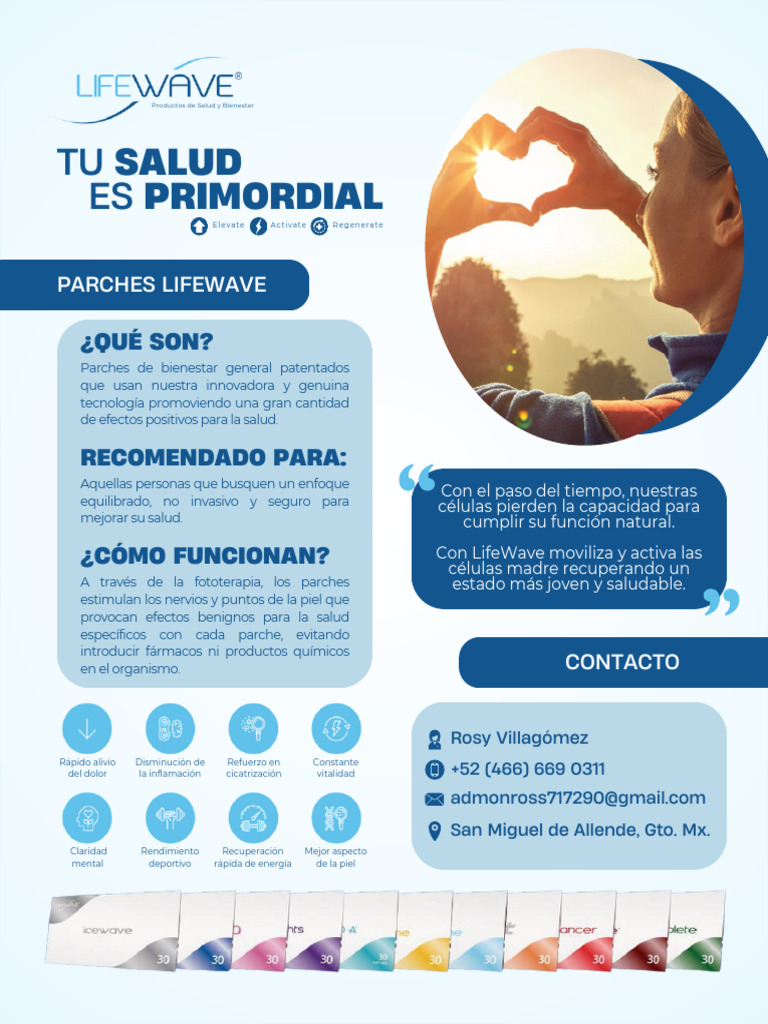 LifeWave Parches | PDF | Sistema inmune | Antioxidante