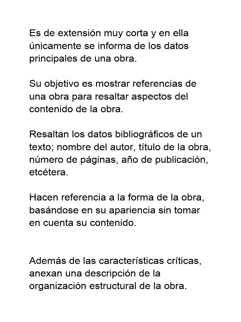 TIPOS DE RESEÑA | PDF | Autor