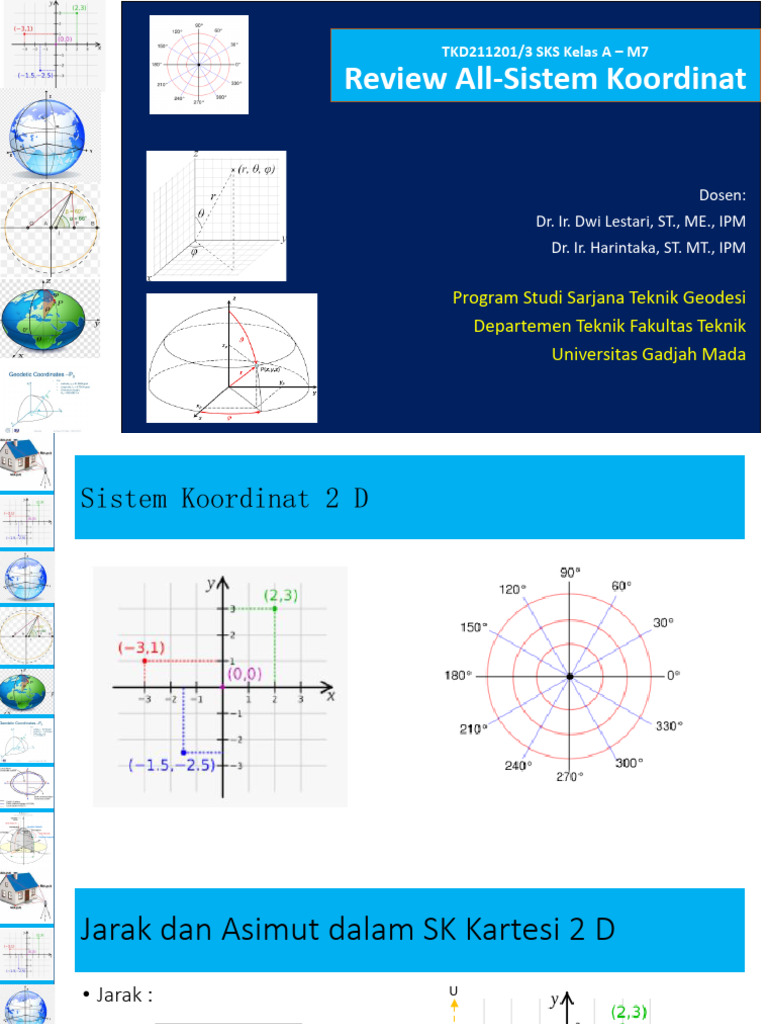 Review All-Sistem Koordinat | PDF | Analytic Geometry