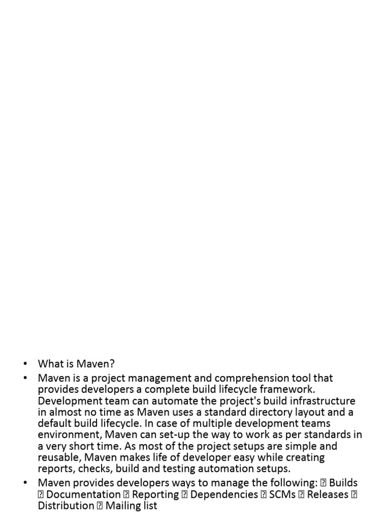 Maven | PDF | Systems Architecture | Computing Platforms