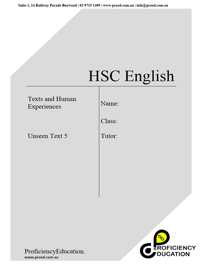 Unseen Text 5 | PDF | Foreign Language Studies | Poetry