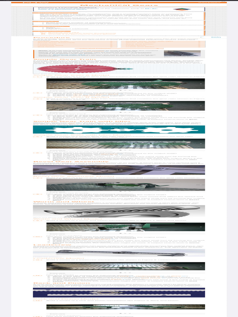 Activity 2.2 Mechanical Gears Automation and Robotics Lesson 2 | PDF ...