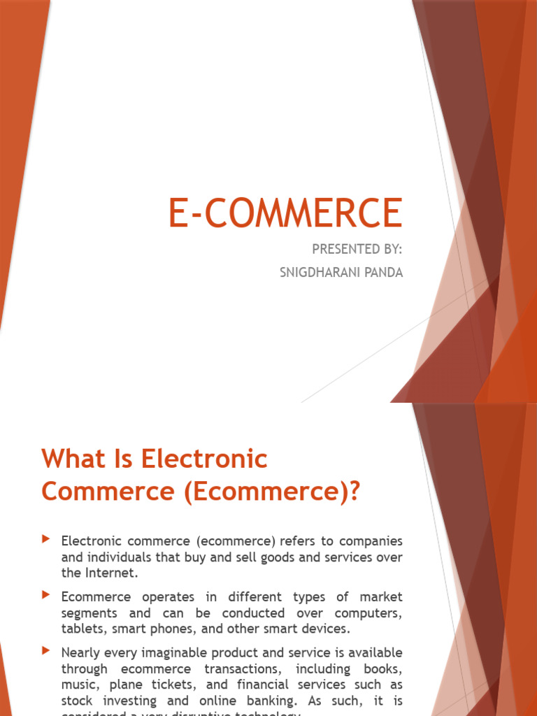 E Commerce | PDF | E Commerce | Electronic Business