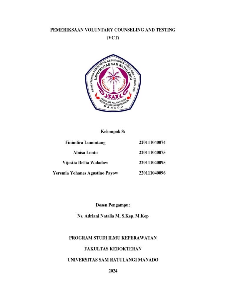 Sop Pemeriksaan VCT (Revisi) | PDF