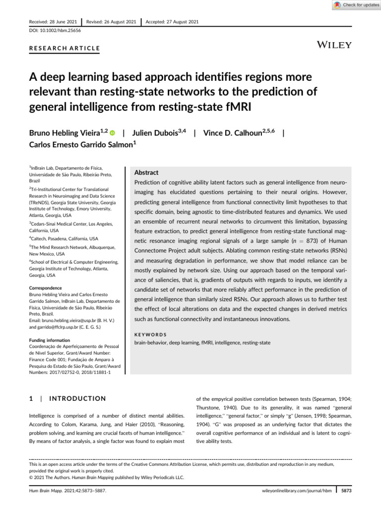 Vieira, 2021 | PDF | Cross Validation (Statistics) | Statistics