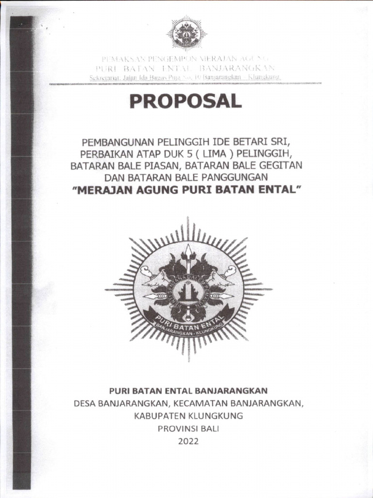 Contoh Proposal CSR | PDF