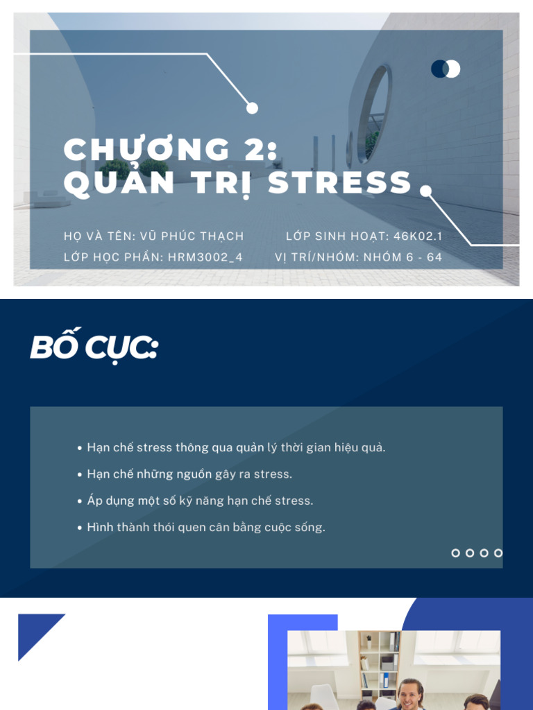 CHƯƠNG 2 QUẢN TRỊ STRESS | PDF