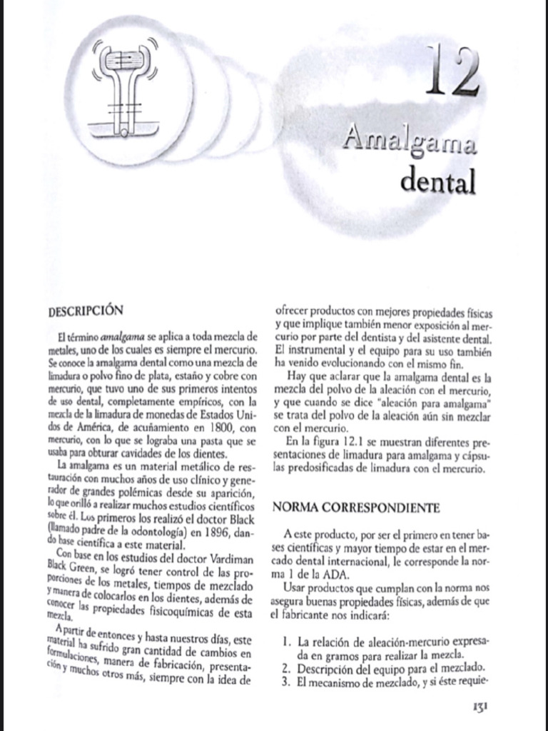 Amalgamas Dentales | PDF
