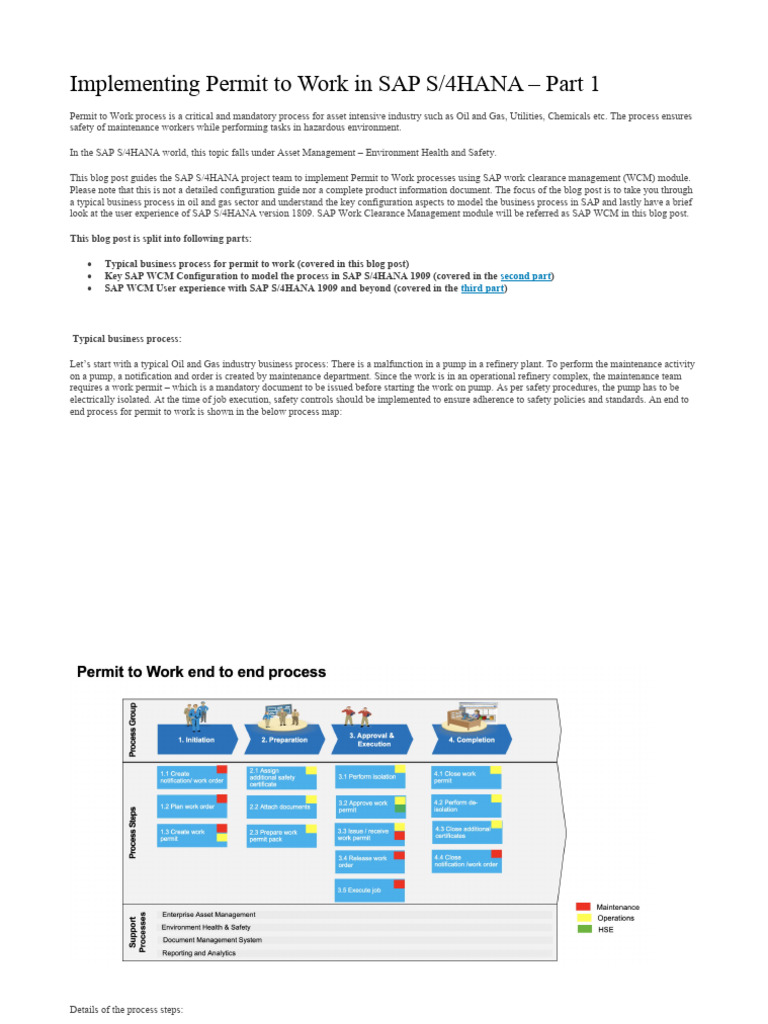 Permit Process | PDF | Oil Refinery | Safety