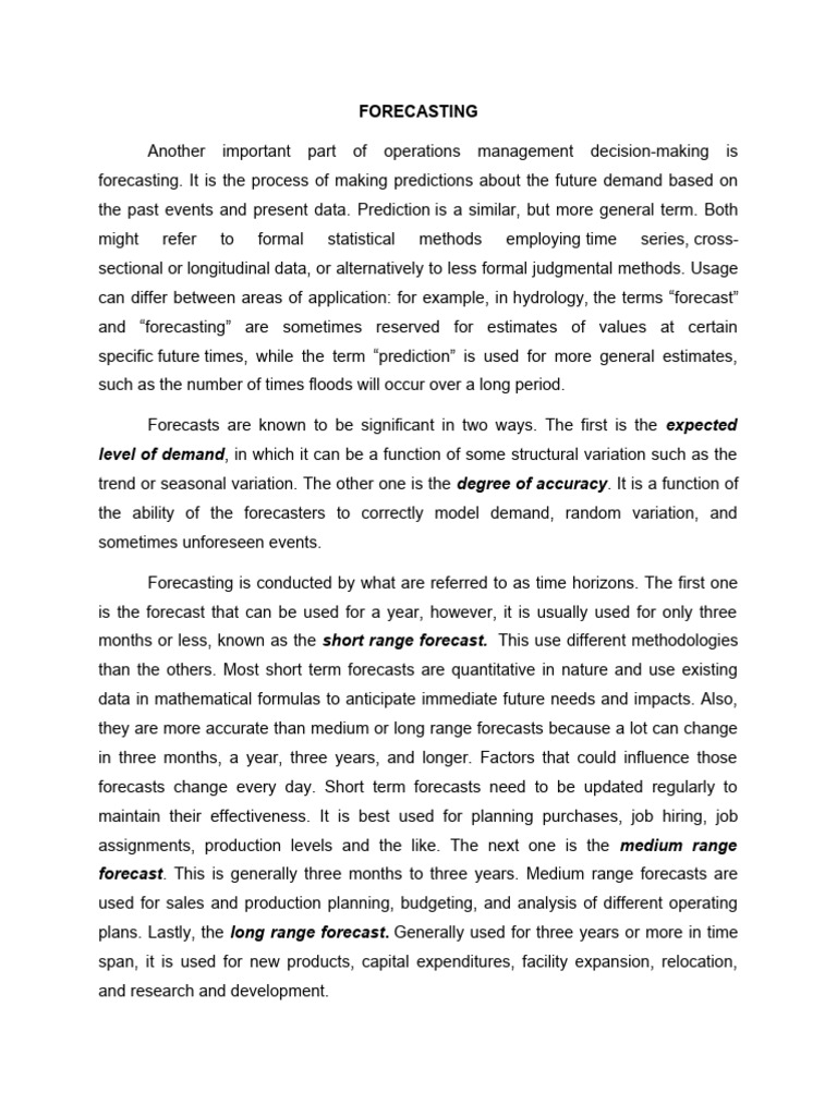 Activity3 Forecasting | Download Free PDF | Forecasting | Linear Regression